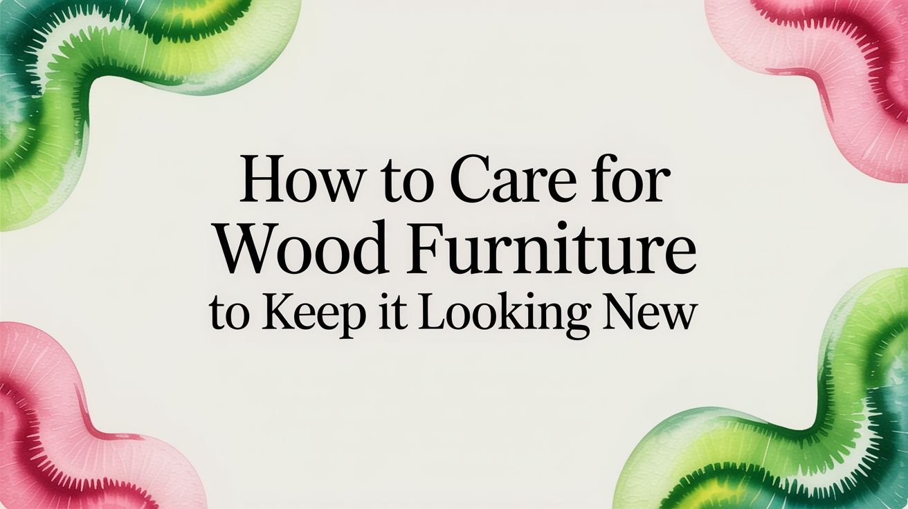 How To Care For Wood Furniture To Keep It Looking New – Fluent Trends