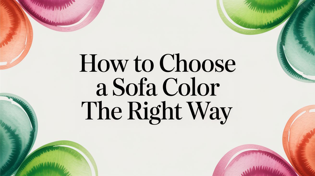 How to Choose a Sofa Color the Right Way – Fluent Trends