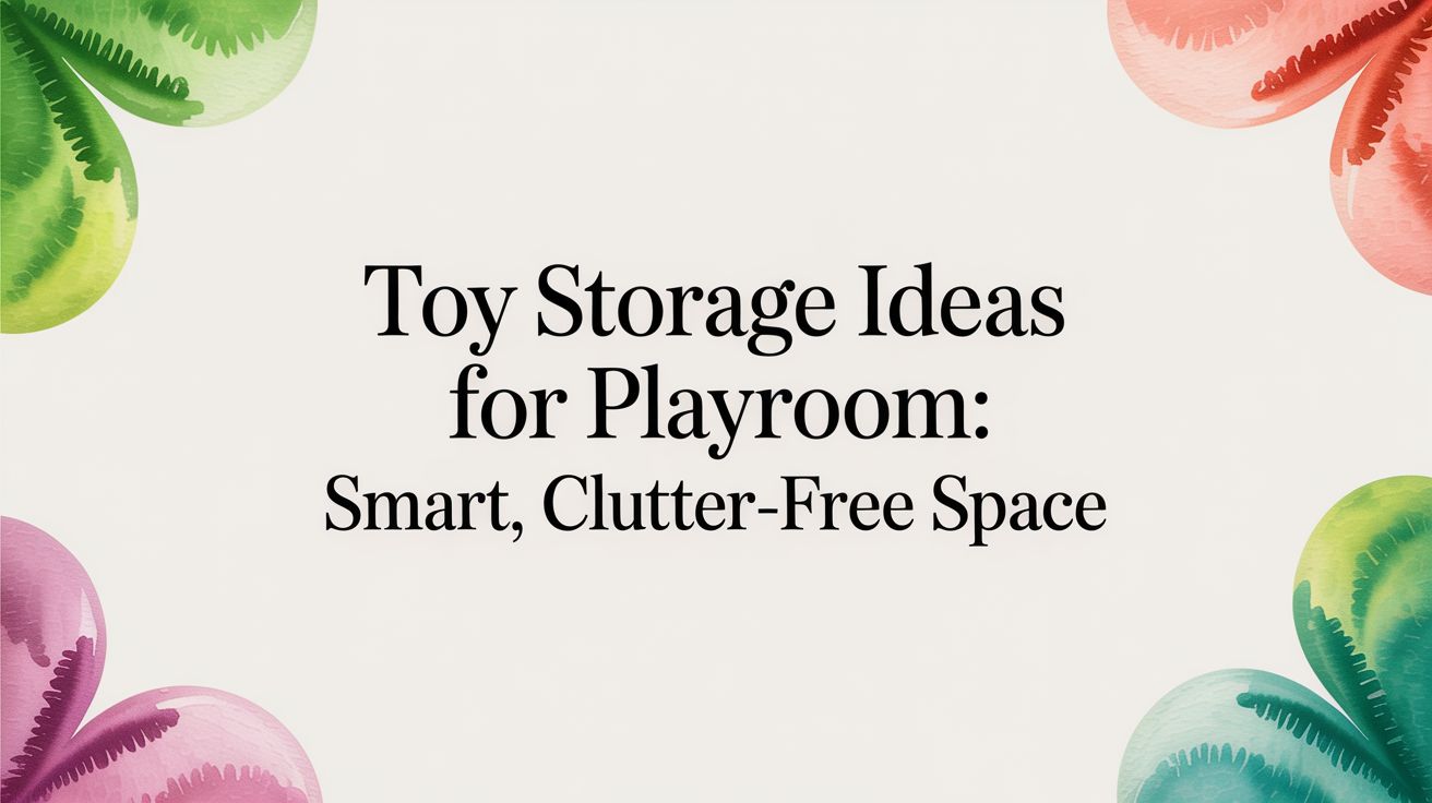 Toy Storage Ideas For Playroom: Smart, Clutter-Free Space – Fluent Trends